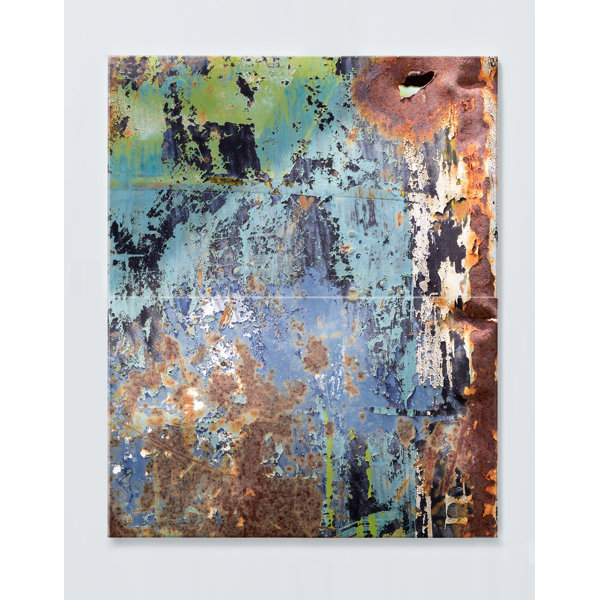 Ebern Designs Rust Motif Magnetic Wall Mounted Cork Board | Wayfair.co.uk