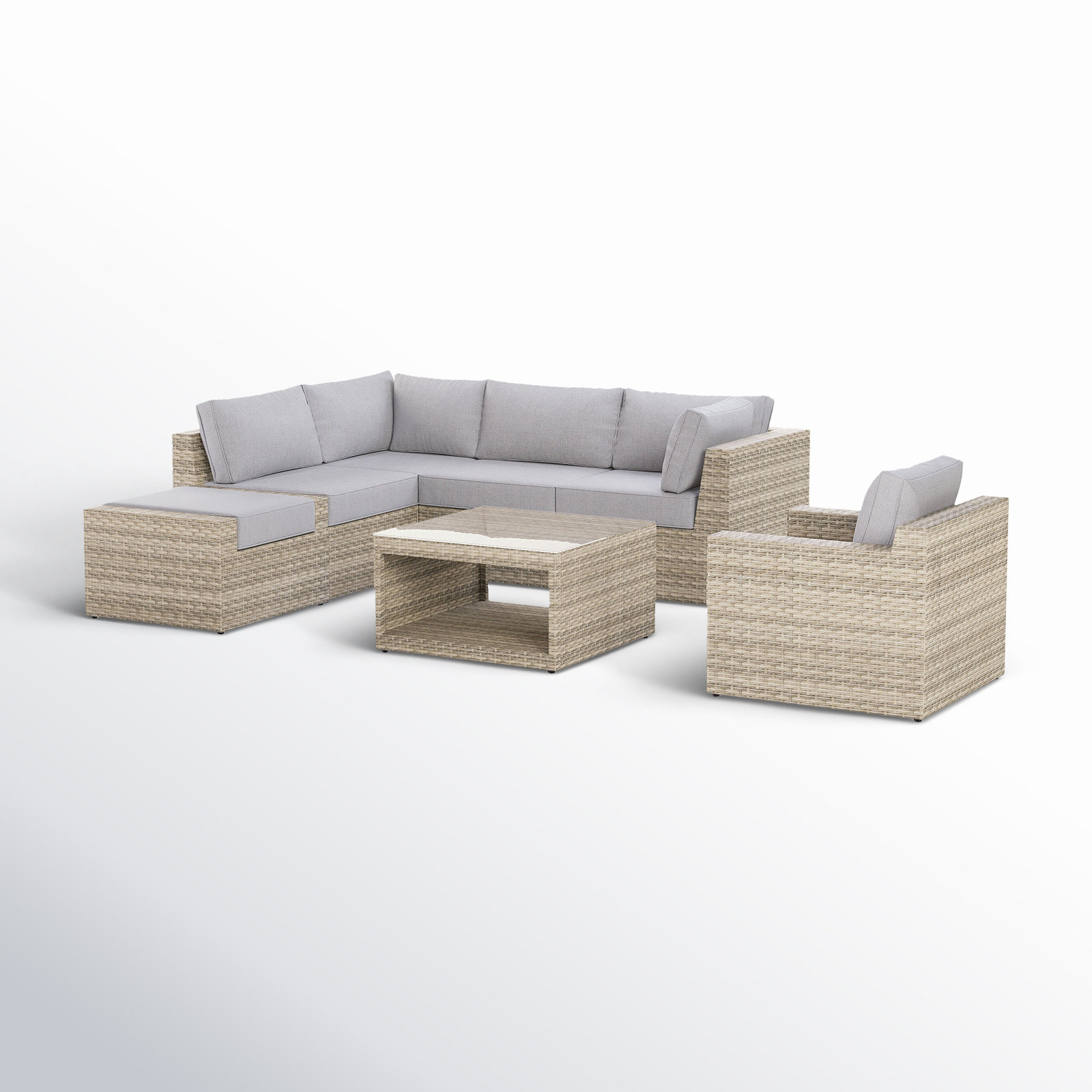 Joss & Main Eastford 7-Piece Deep Seating Set | Wayfair