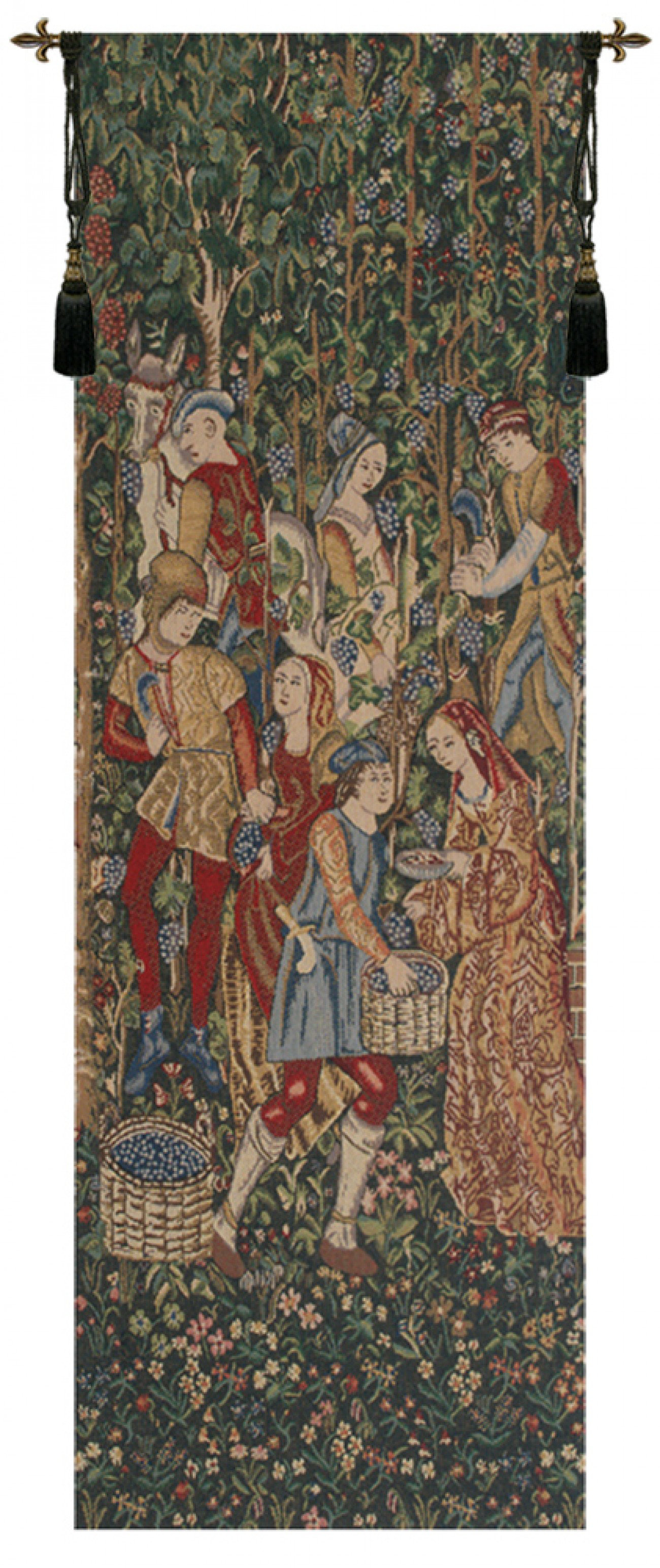 Charlotte Home Furnishings Vendange Portiere, Right Side Wall Hanging ...