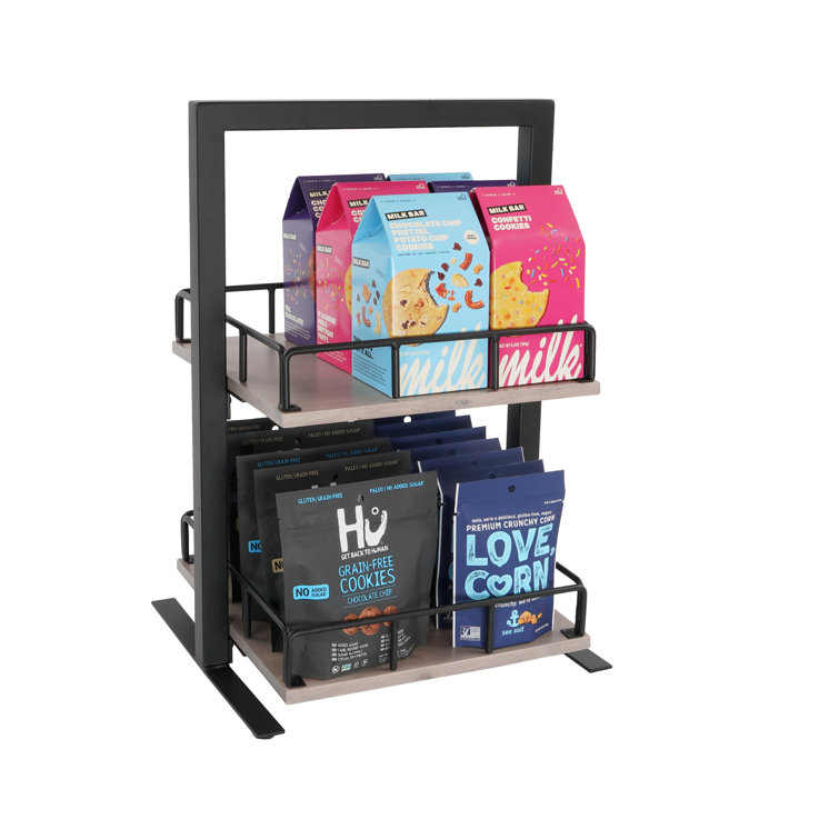 Cal-Mil 12'' W Solid + Manufactured Wood Merchandiser | Wayfair