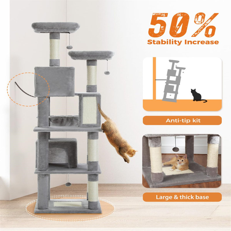 Tucker Murphy Pet™ Everado 70.91'' H Cat Tree | Wayfair