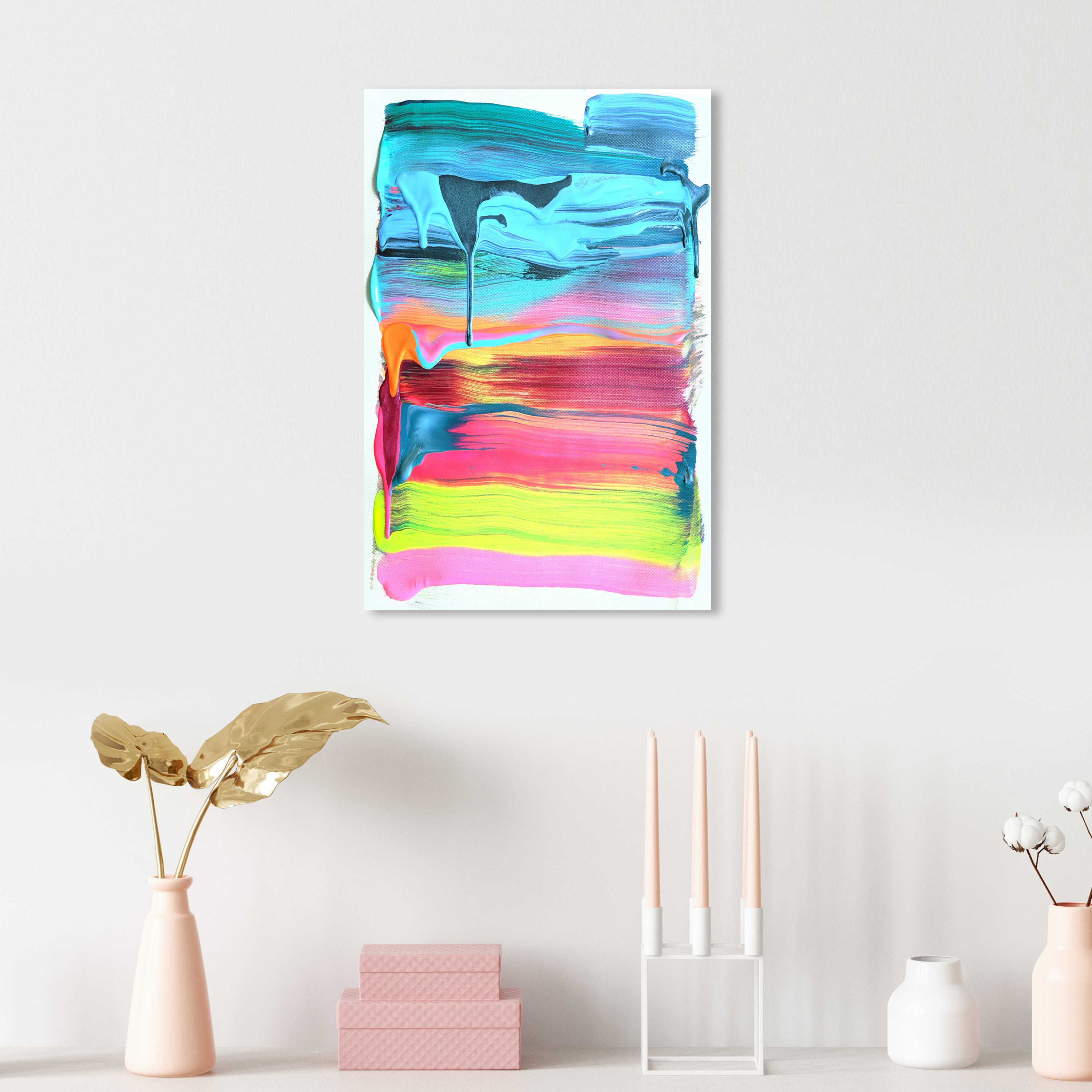 Oliver Gal Prints Abstract Going All in - Graphic Art | Wayfair
