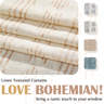 Union Rustic Boho Cafe Curtains Linen Small Window Curtains & Reviews ...