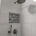 Delta Modern Raincan Round Shower System, Rain Shower Head with ...