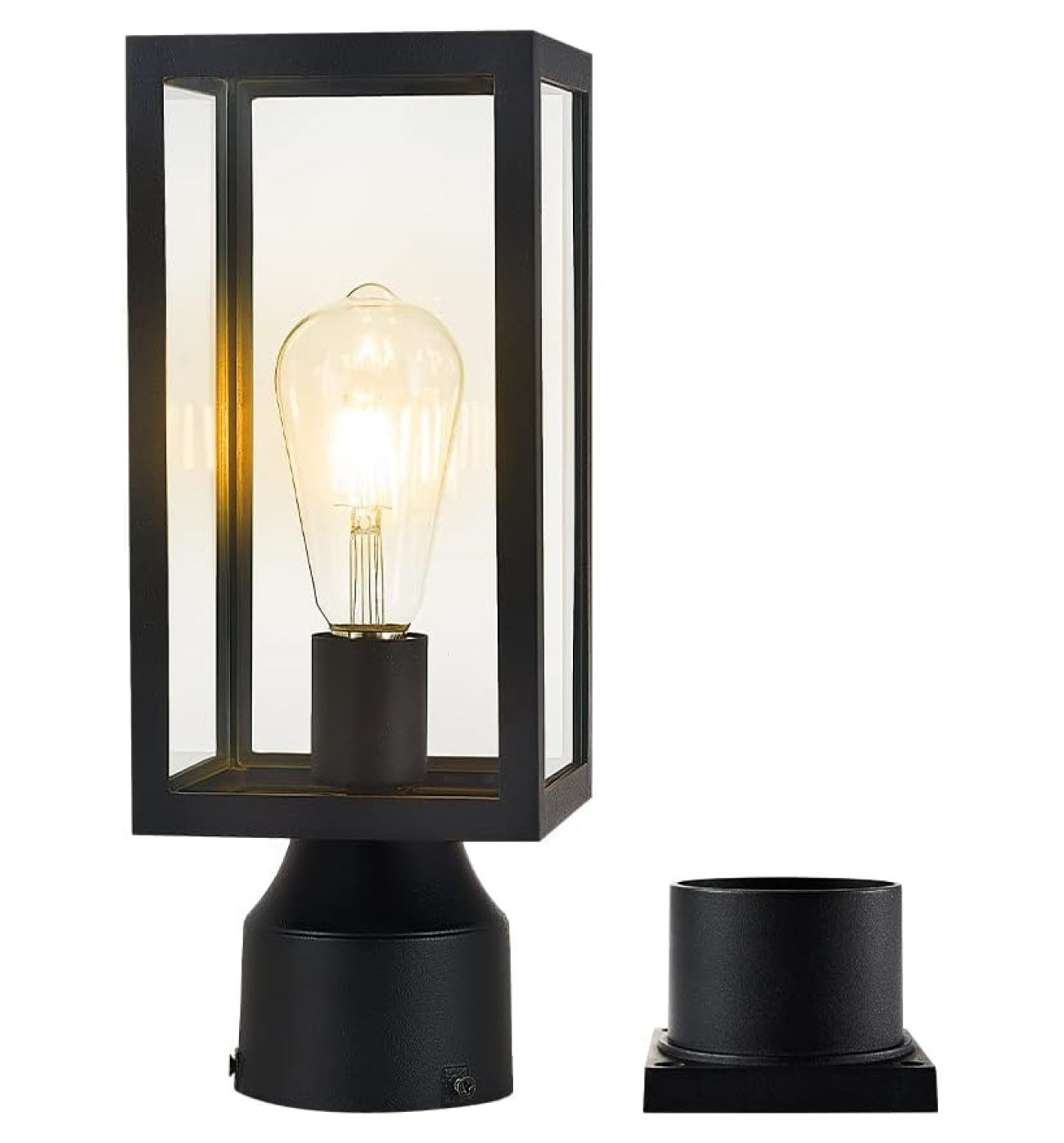 17 Stories Outdoor Post Light Waterproof Cast Aluminium Lamp Post Light ...