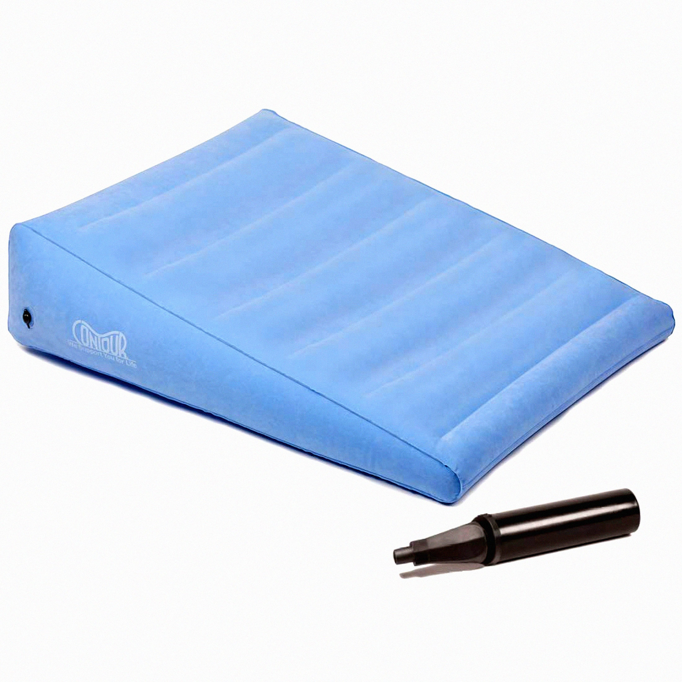 MODAIO Inflatable Back Support Wedge Cushion - Pain Relief Bed Wedge ...