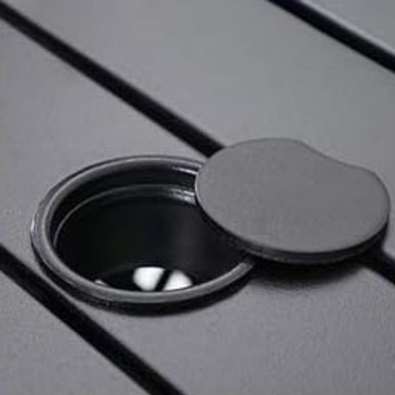 Latitude Run® Outdoor Patio Side Table with 1.57" Parasol Hole | Wayfair