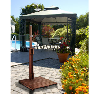Free Standing Outdoor Showers You'll Love | Wayfair