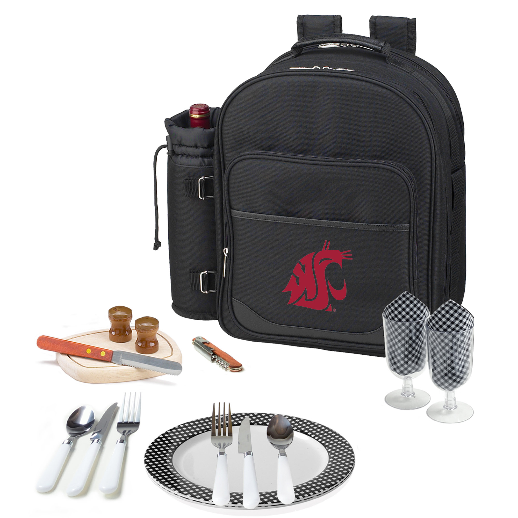 Latitude Run® NCAA Washington State Cougars Picnic Backpack Equipped ...