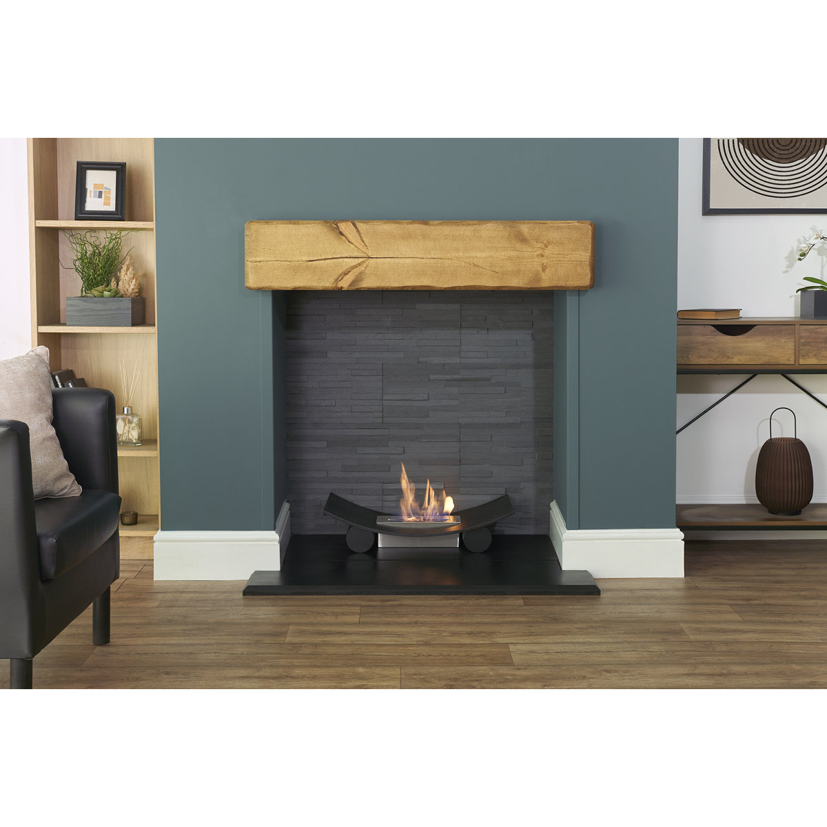 Adam 59Cm W Bio Ethanol Fire | Wayfair.co.uk