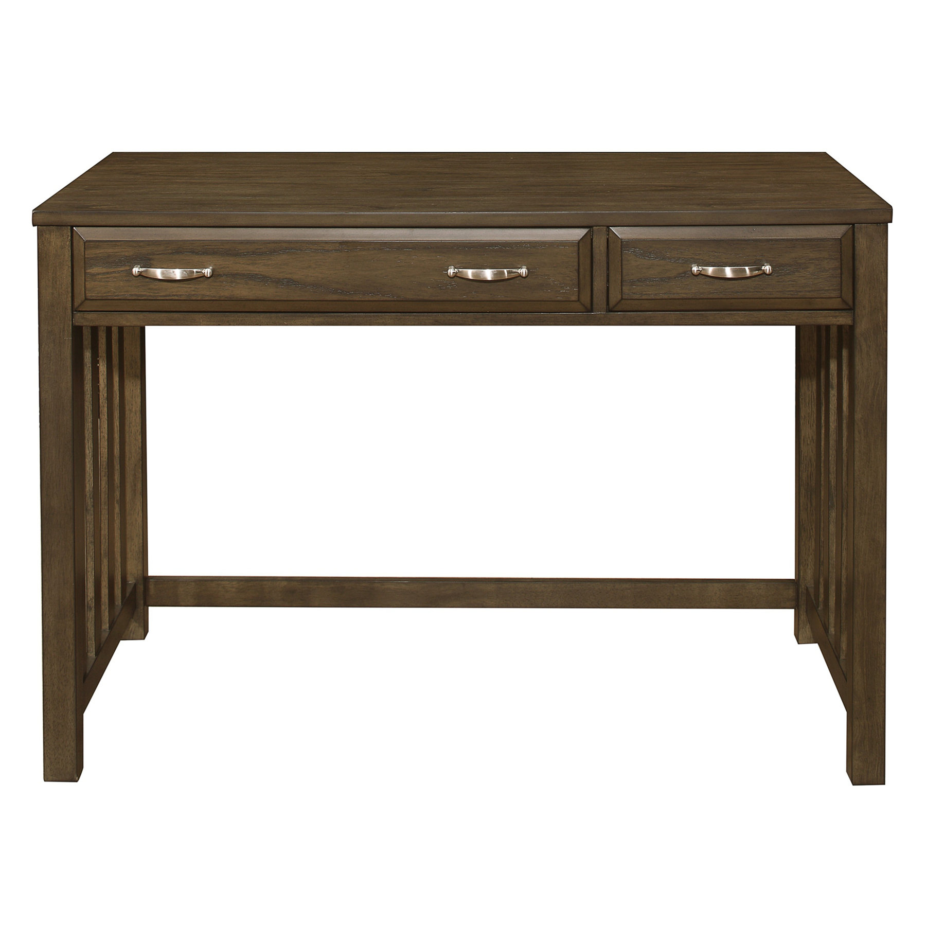 Loon Peak® Modern Traditional Desk with Keyboard Drawer | Wayfair