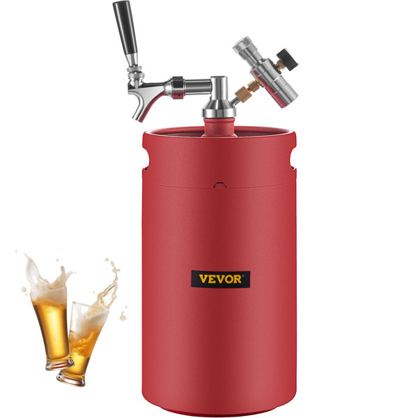 VEVOR 282 Cubic Feet Single Tap Mini Keg Freestanding Kegerator with ...