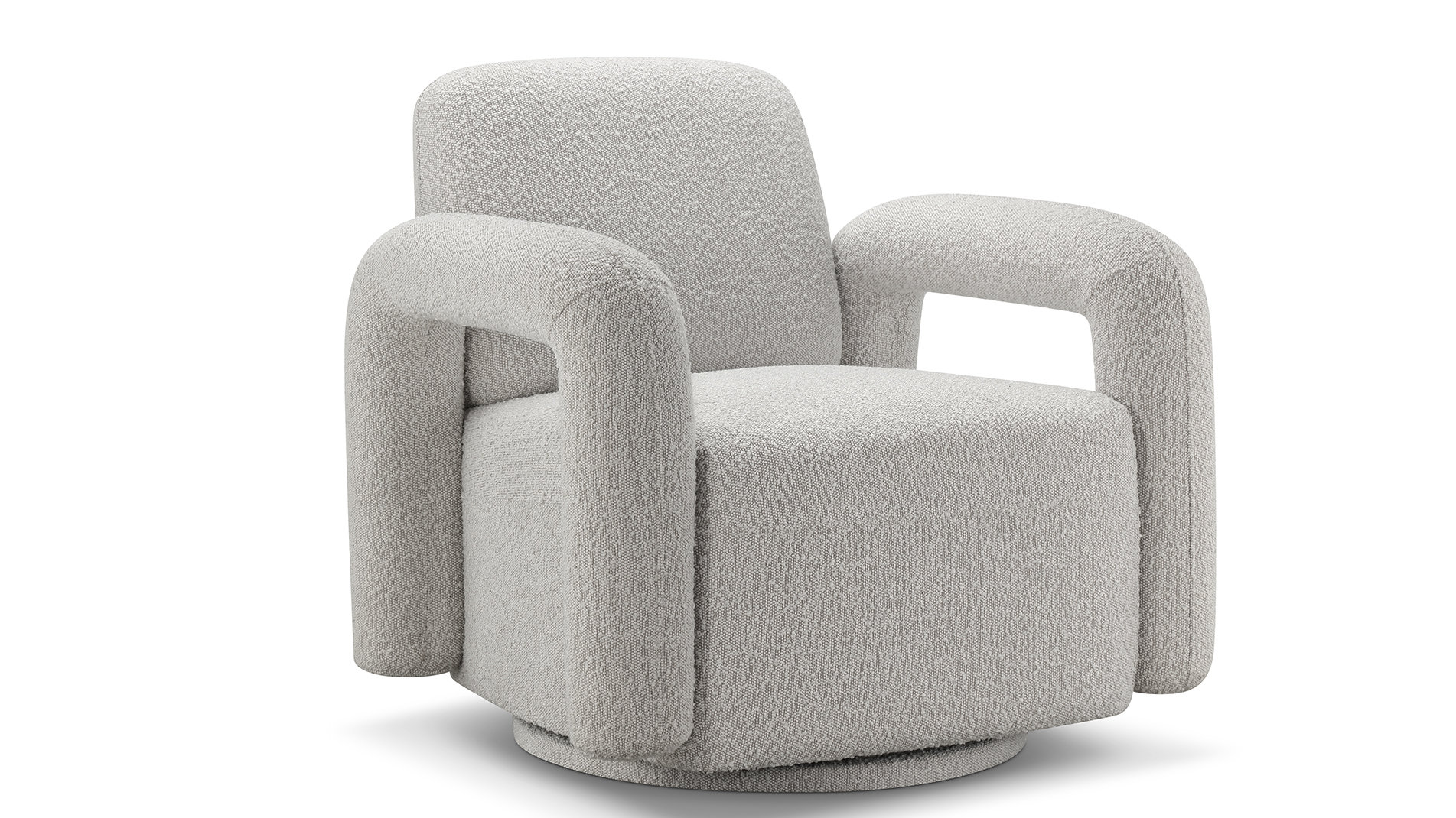 Orren Ellis Fauteuil pivotant de 33,9 po de largeur Jolisha - Wayfair ...