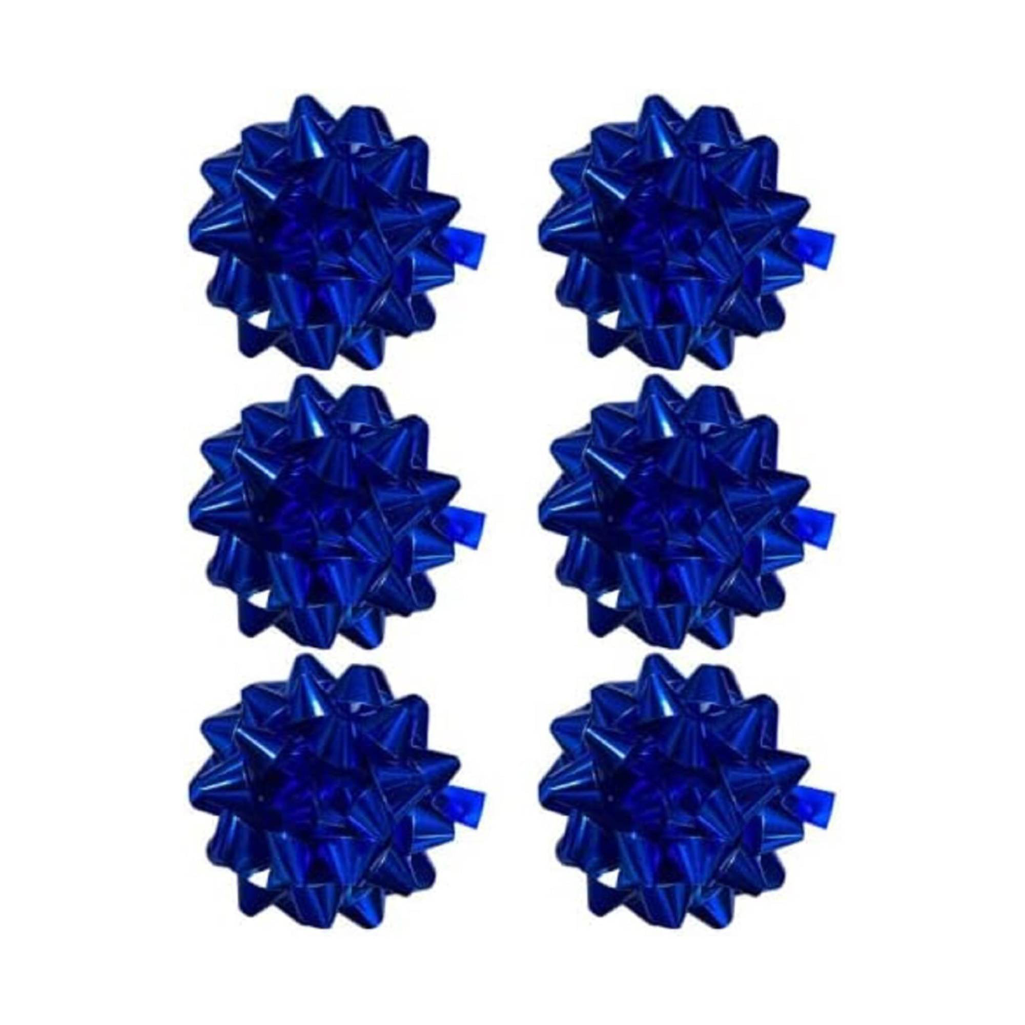 The Holiday Aisle® PMU Decorative Confetti Gift Bows 6 Inch Loops (6 ...