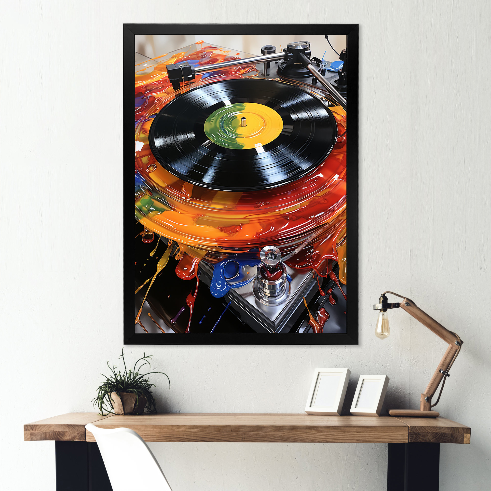 Winston Porter Vintage Vinyl Record Truntables Melody - Turntables ...