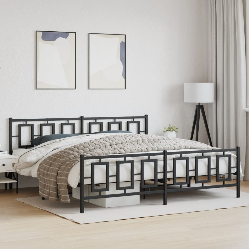Ebern Designs Onufrei Metal Open-Frame Bed | Wayfair