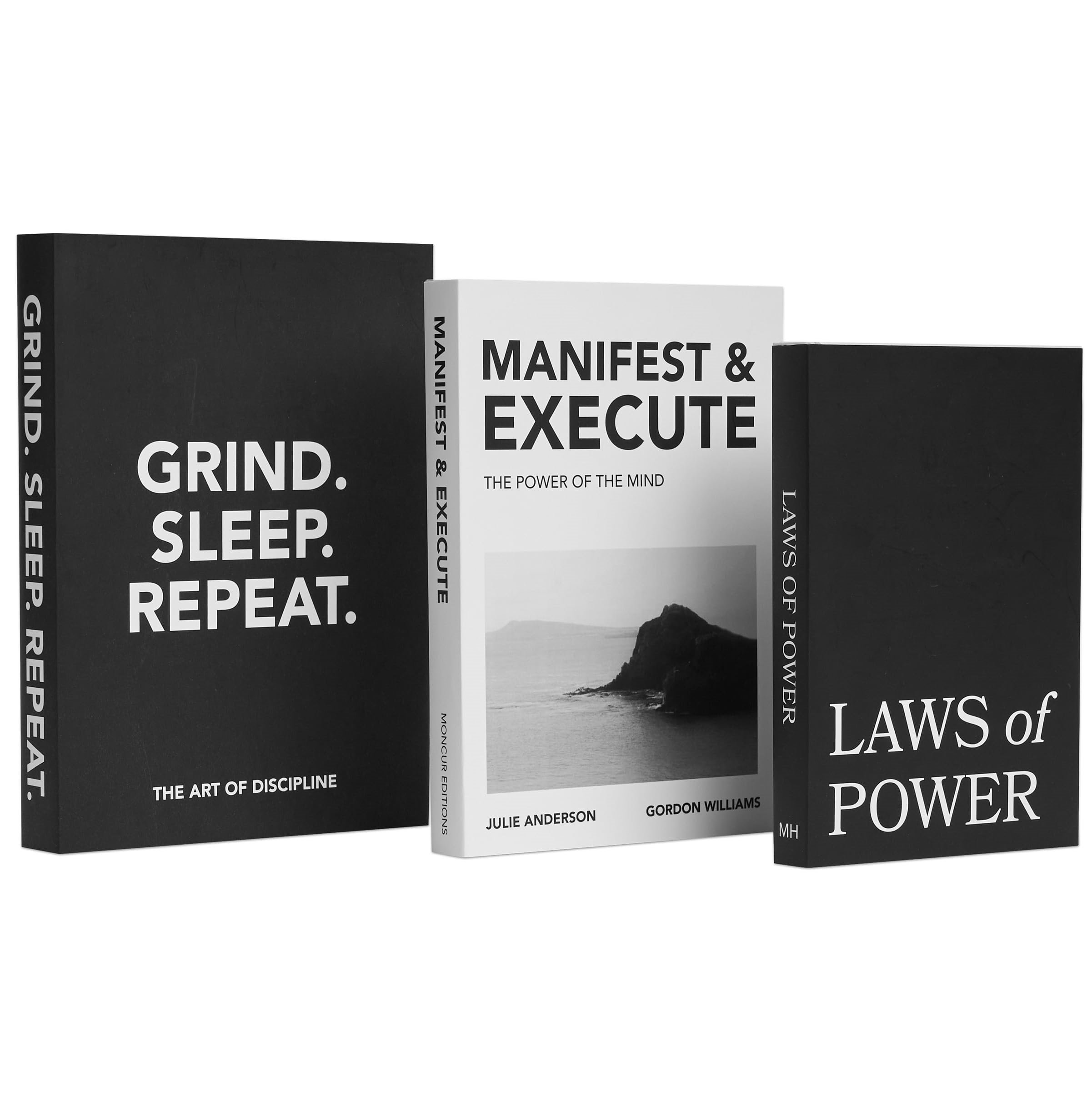 Ebern Designs Decorative Books Set of 3, Faux Books with Removable ...