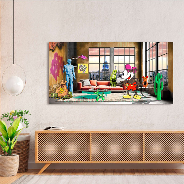 Mickey Mouse & Friends Surrealofts: NYC by Gerard Madau - Wrapped ...