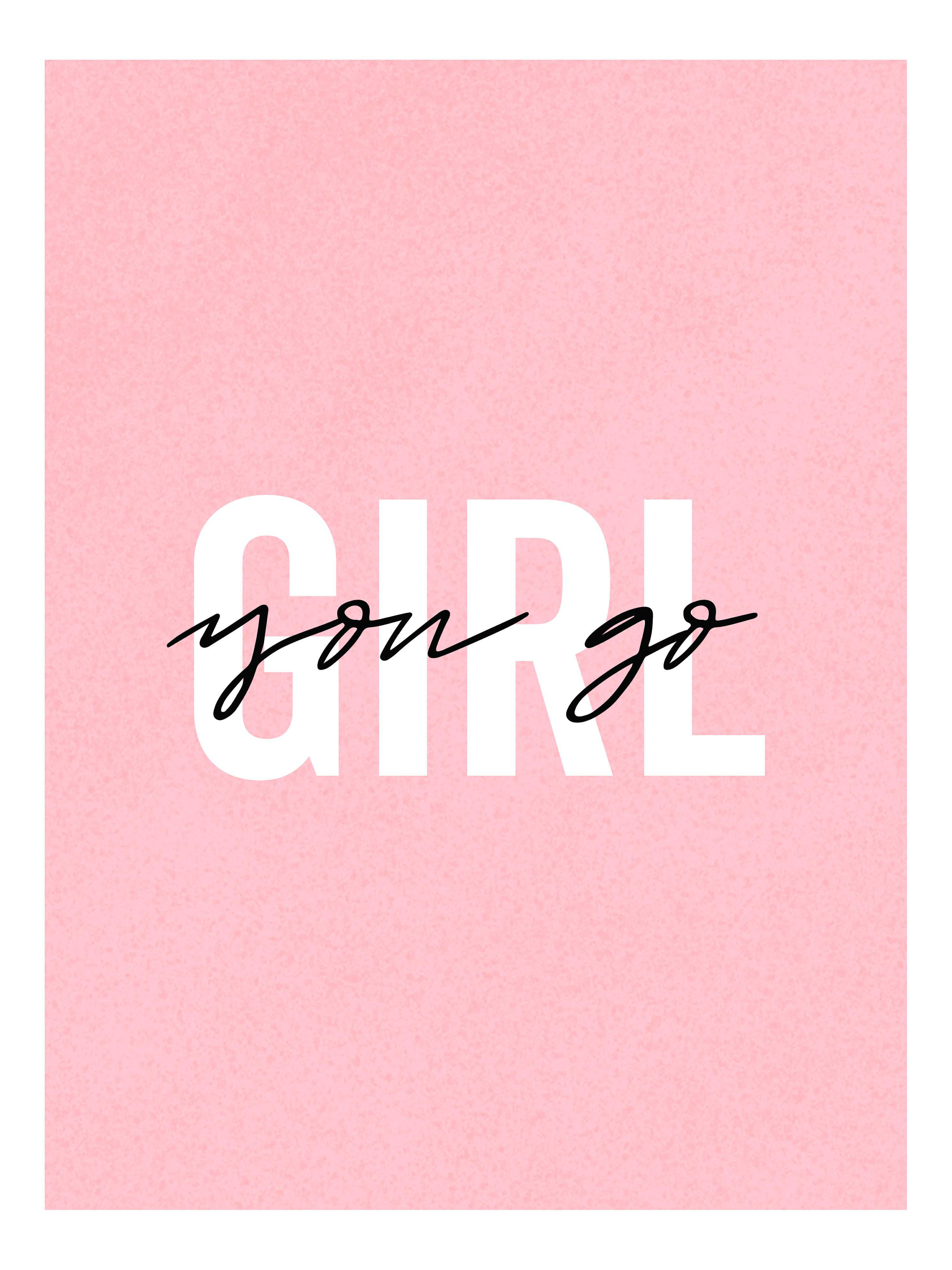 Trinx You Go Girl - Wrapped Canvas Print | Wayfair