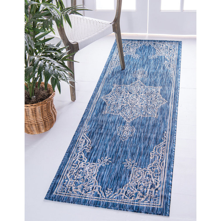 Charlton Home® Cowhill Performance Oriental Indoor / Outdoor Rug ...
