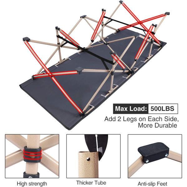 REDCAMP Folding Cot | Wayfair
