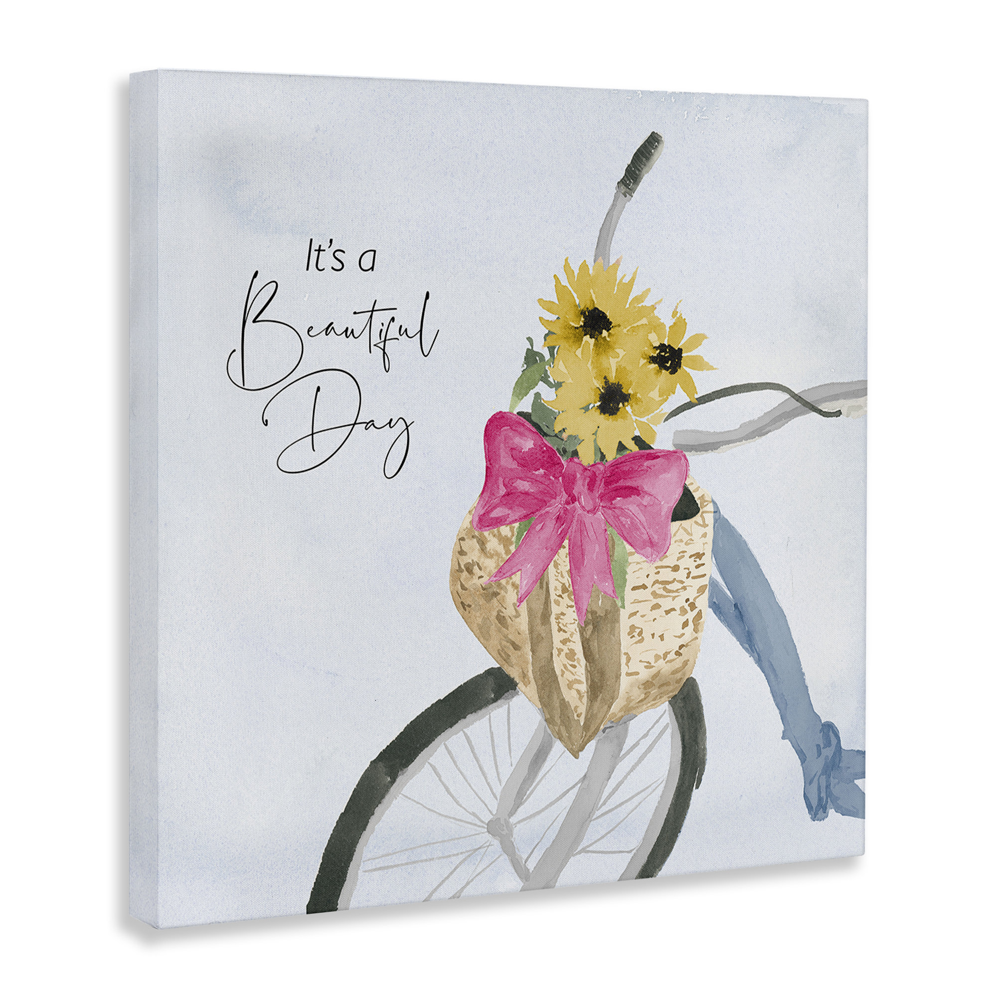 Trinx It's a Beautiful Day Bicycle Canvas Wall Art by Lucille Price ...