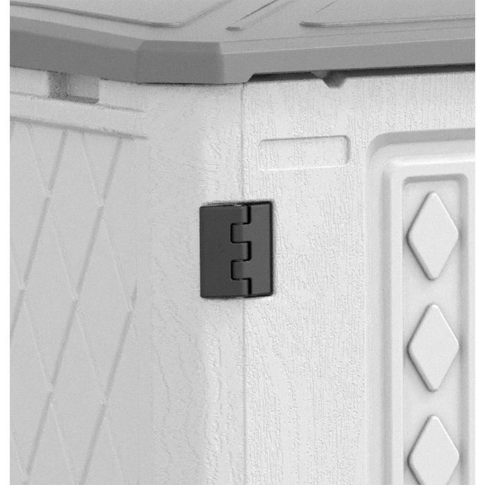 KINYING 4ft. W x 2ft. D Resin Horizontal Storage Shed | Wayfair