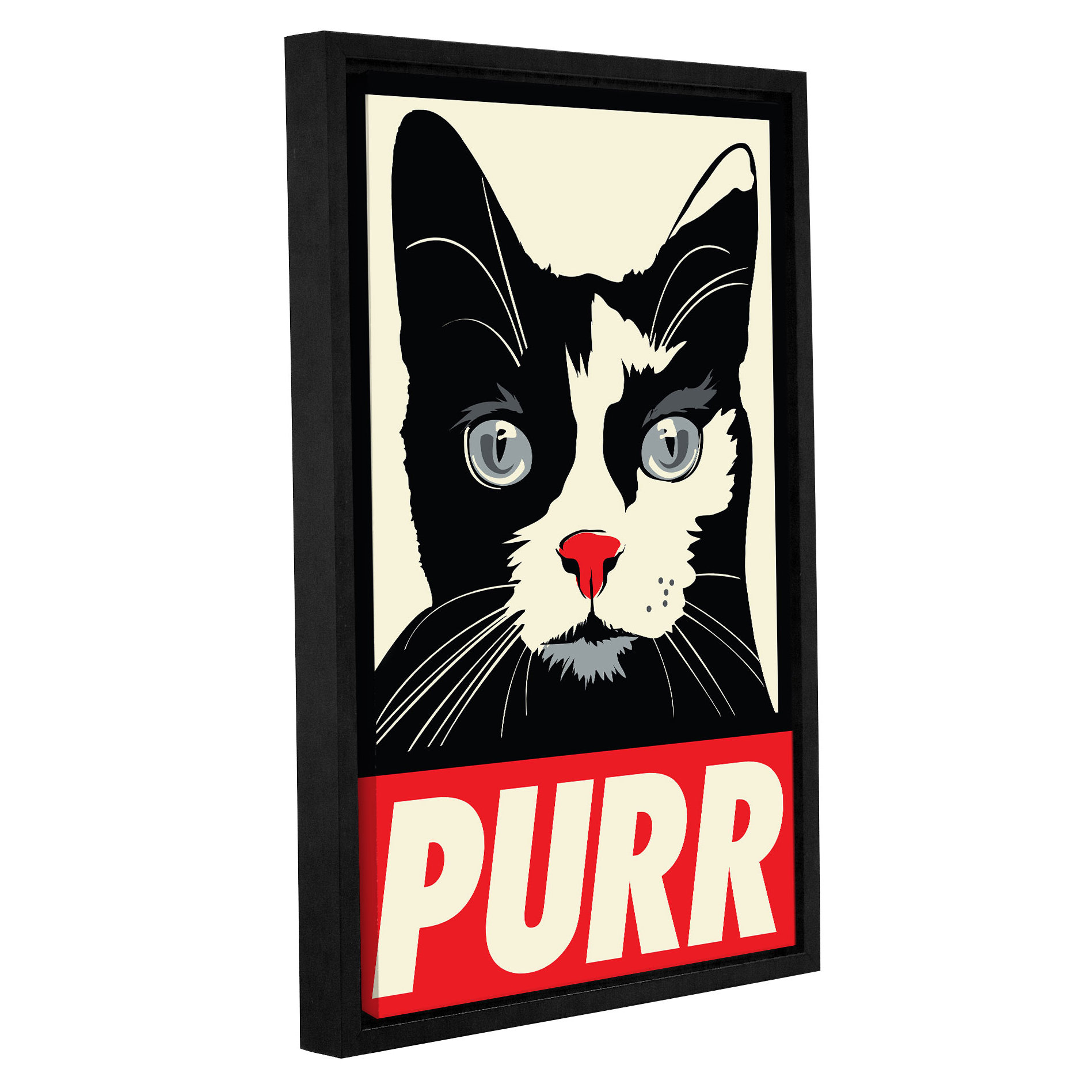 Wrought Studio Purr Propaganda by Rachel RCaldwell - Print on Canvas ...