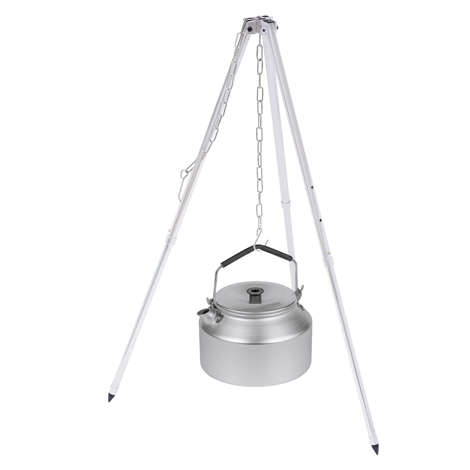 Prep & Savour Outdoor Camping Tripod Hanging Pot Rack - Wayfair Canada