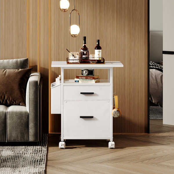 COAHAHA Multifunctional Printer Stand With File Storage, File Cabinet ...