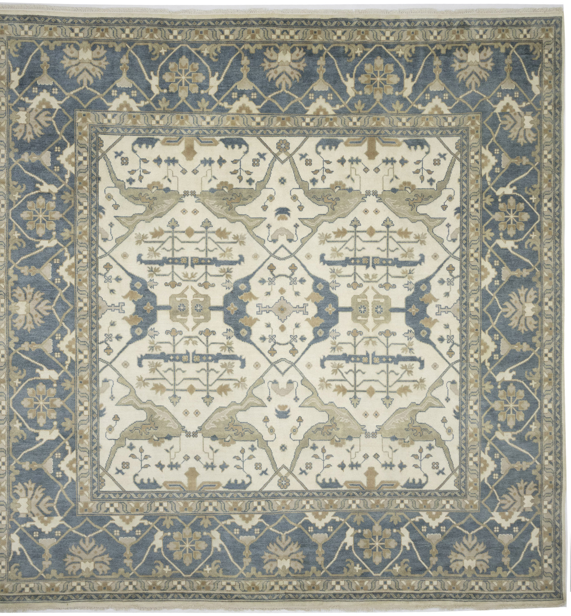 Darby Home Co Overholt Rare Oversized Oriental Square Rug 14X14 ...