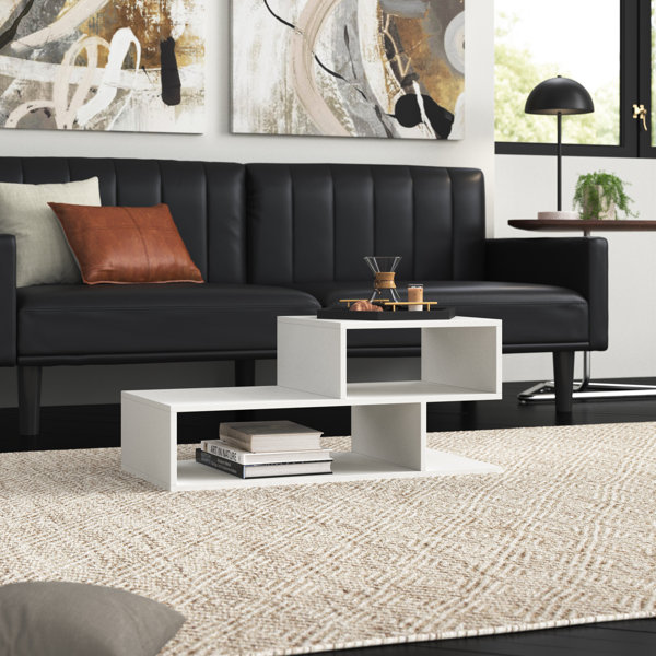 Wade Logan Stigall Floor Shelf Coffee Table with Storage | Wayfair.ie