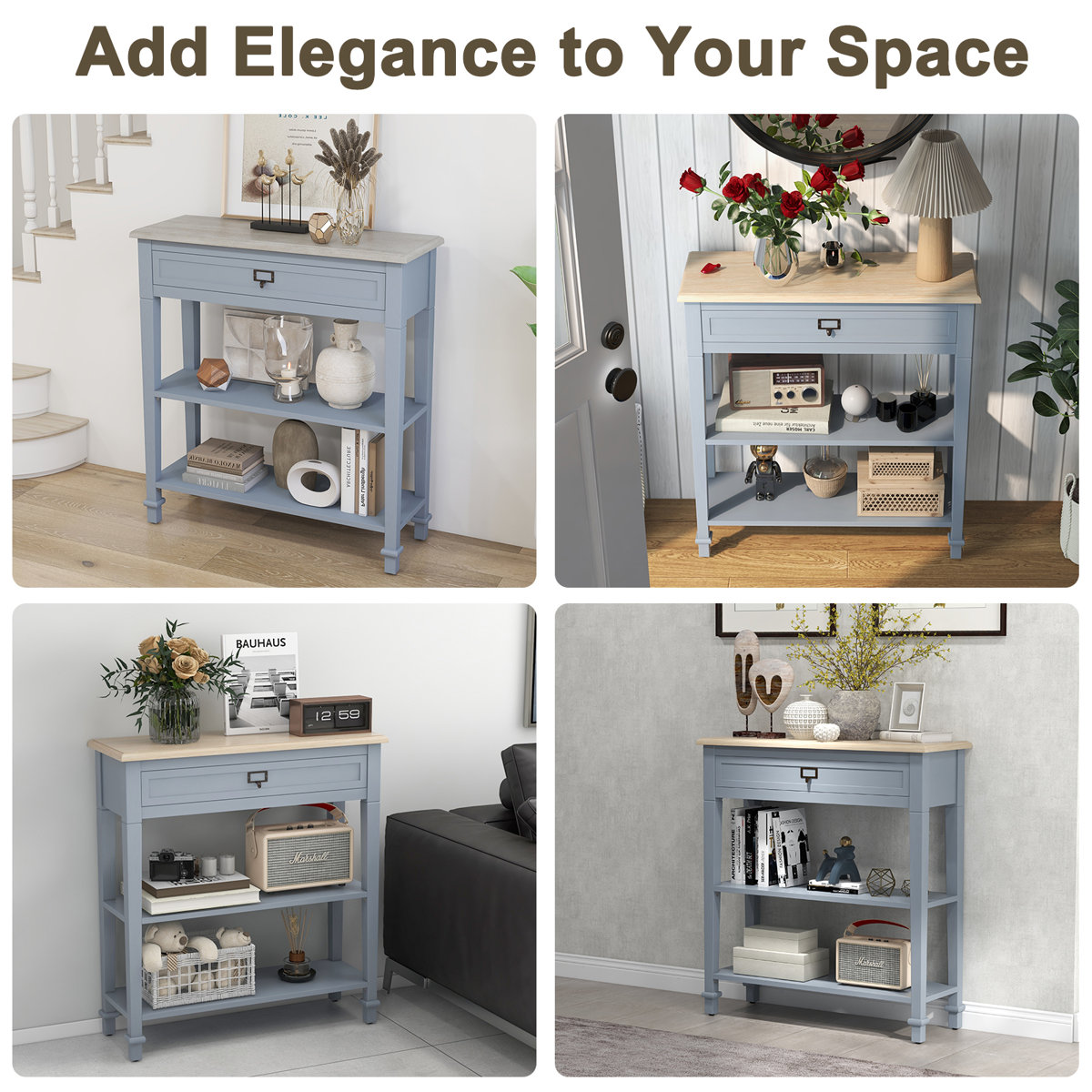 Charlton Home® Dyako 29.8'' Console Table & Reviews | Wayfair