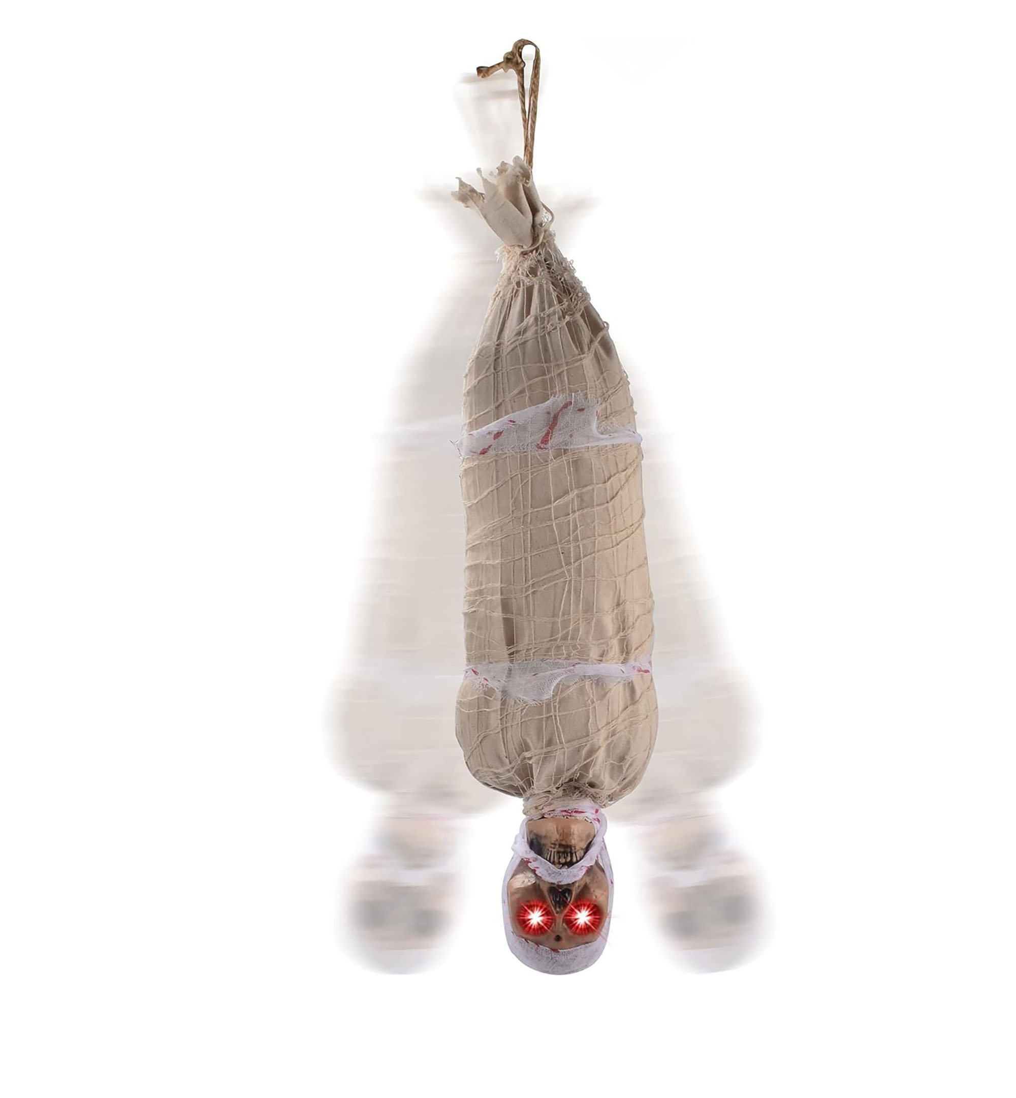 The Holiday Aisle® Halloween Animated Hanging Corpse With LED Light Up ...