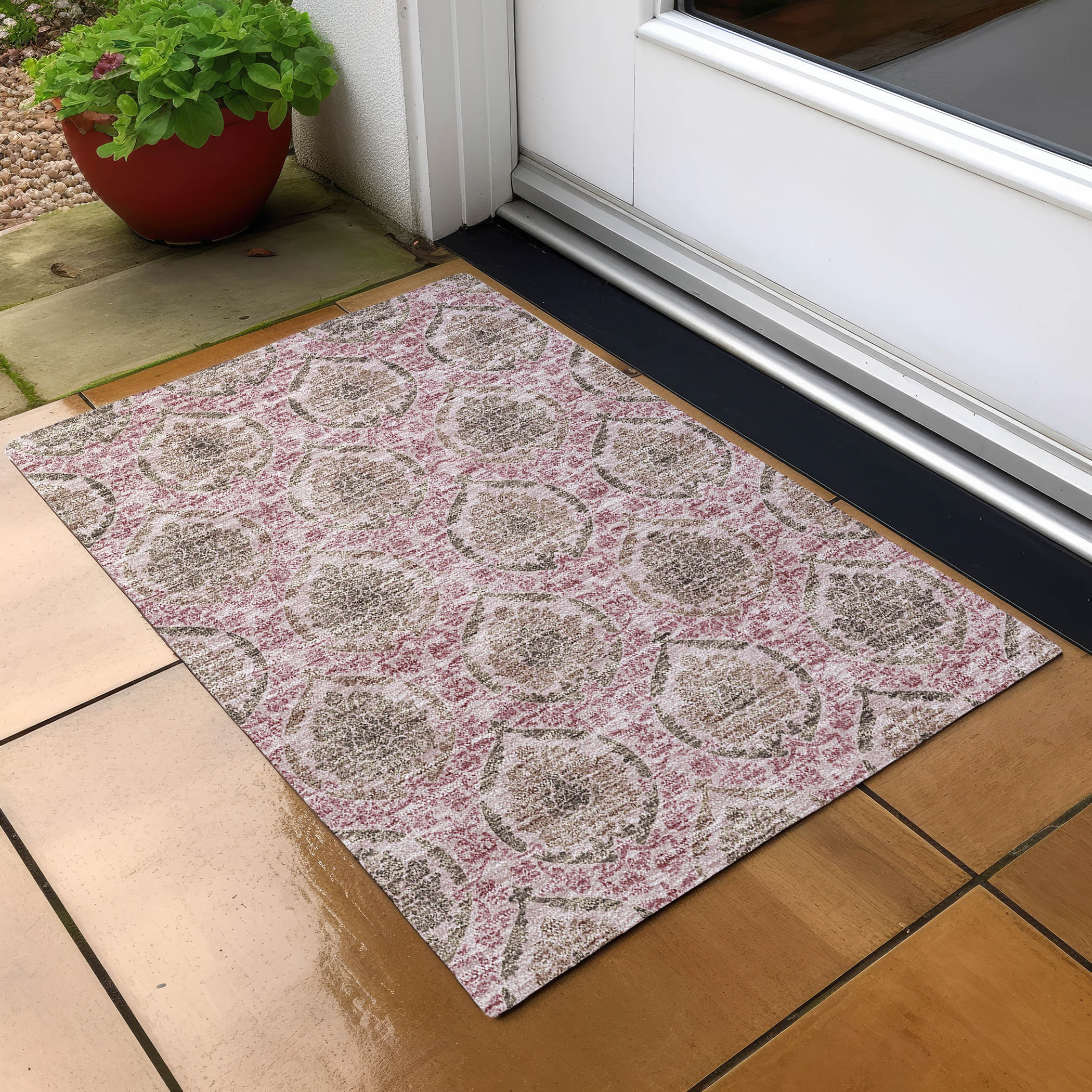 Langley Street Tapis de porte d'extérieur antidérapant Malchow - Wayfair Canada