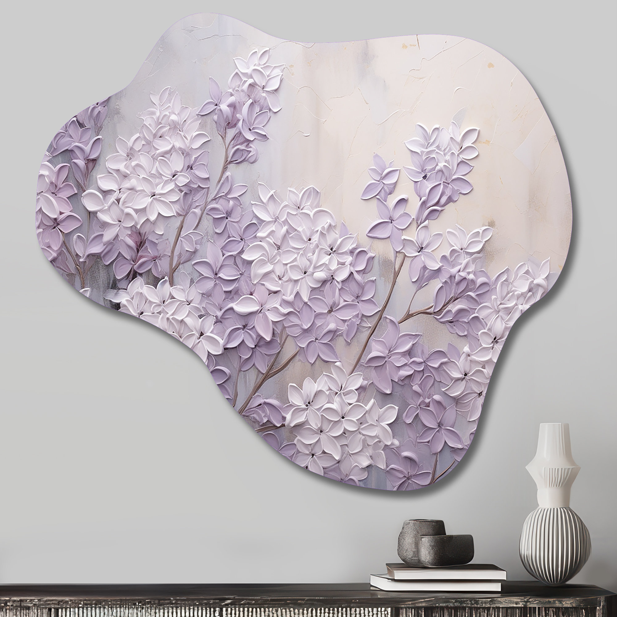 Lark Manor™ Blooming Lilac Melody I - Cloud Lilacs Metal Wall Decor ...