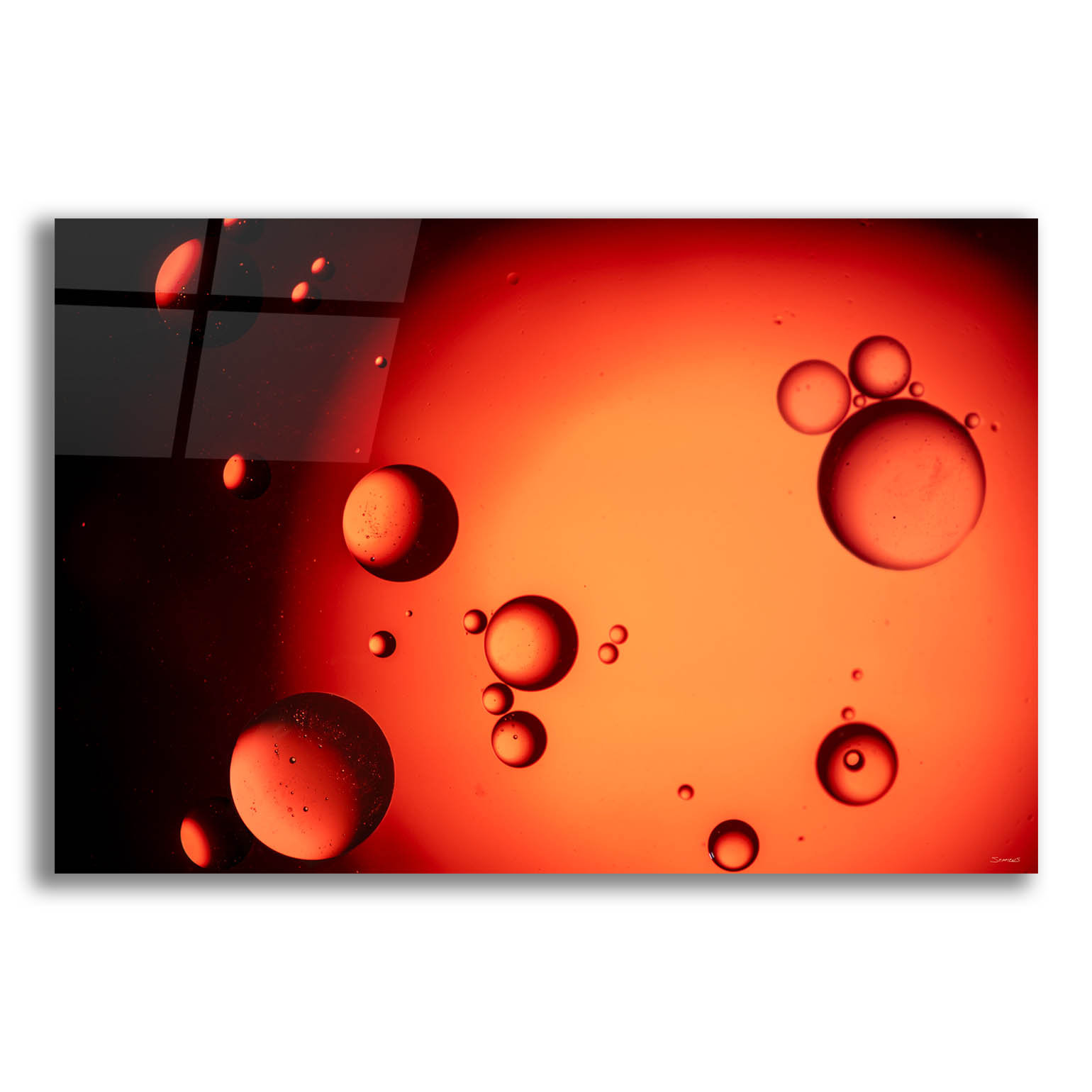 Ebern Designs Oil And Water 11' by Gordon Semmens Acrylic Glass Wall ...