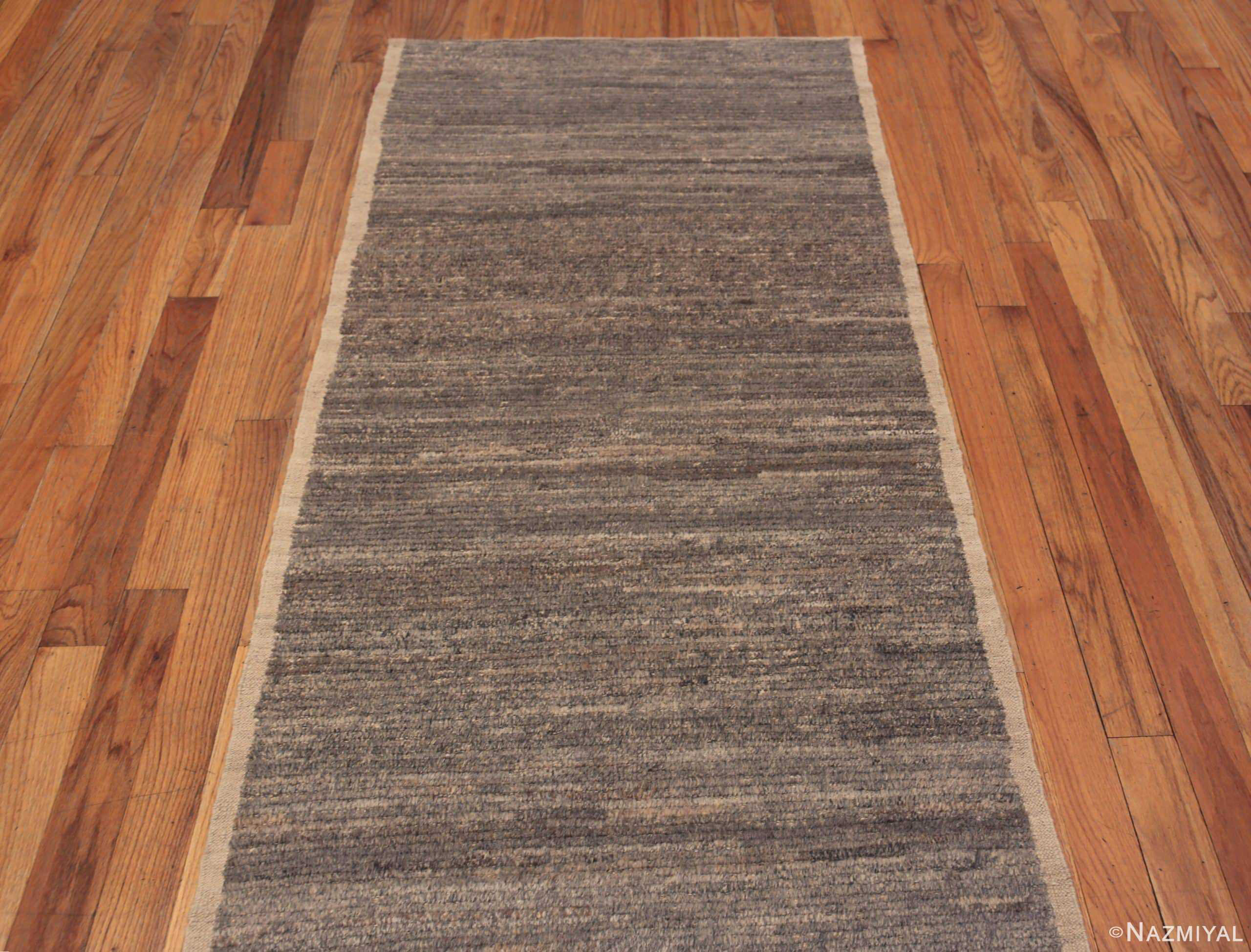 Nazmiyal Collection One-of-a-Kind Neutral Earthy Gray Minimalist Solid ...