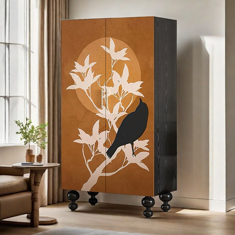 Parttlion French style retro simple bedroom wardrobe | Wayfair