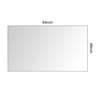 PRIME PLUMBING INCORPORATED 84 x 48 Inch LED Bathroom Mirror, Wall ...