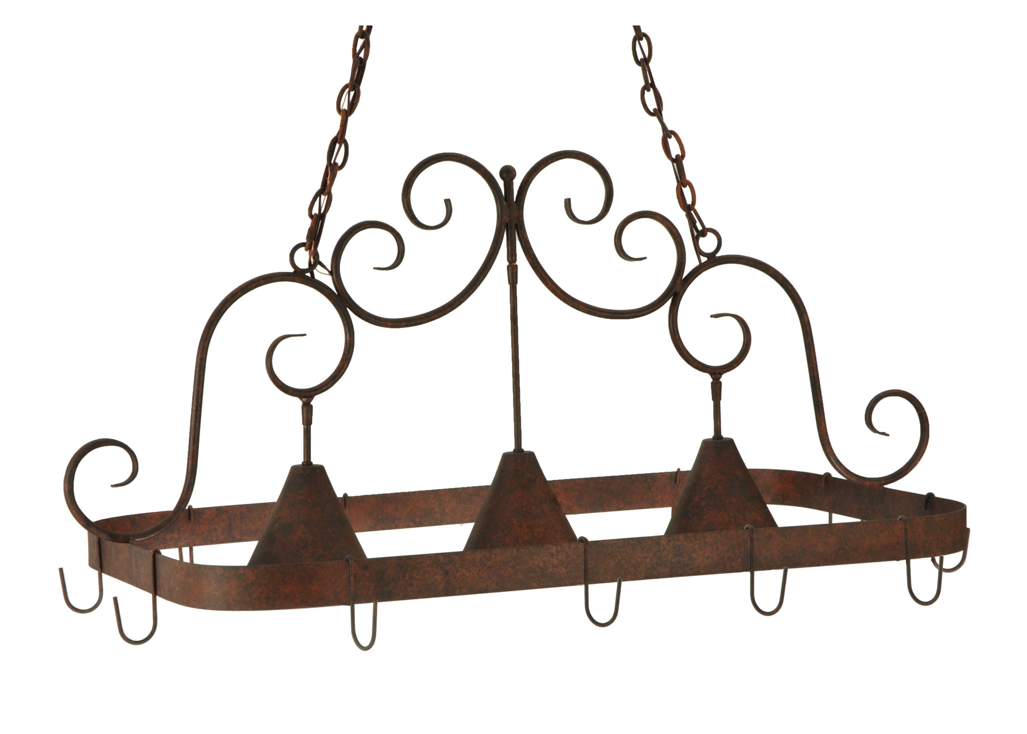 Meyda Lighting Elana Handcrafted 3 Light Pot Rack | Wayfair