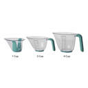 KitchenAid® Gourmet 3 Pieces Measuring Jugs, Aqua Sky & Reviews | Perigold