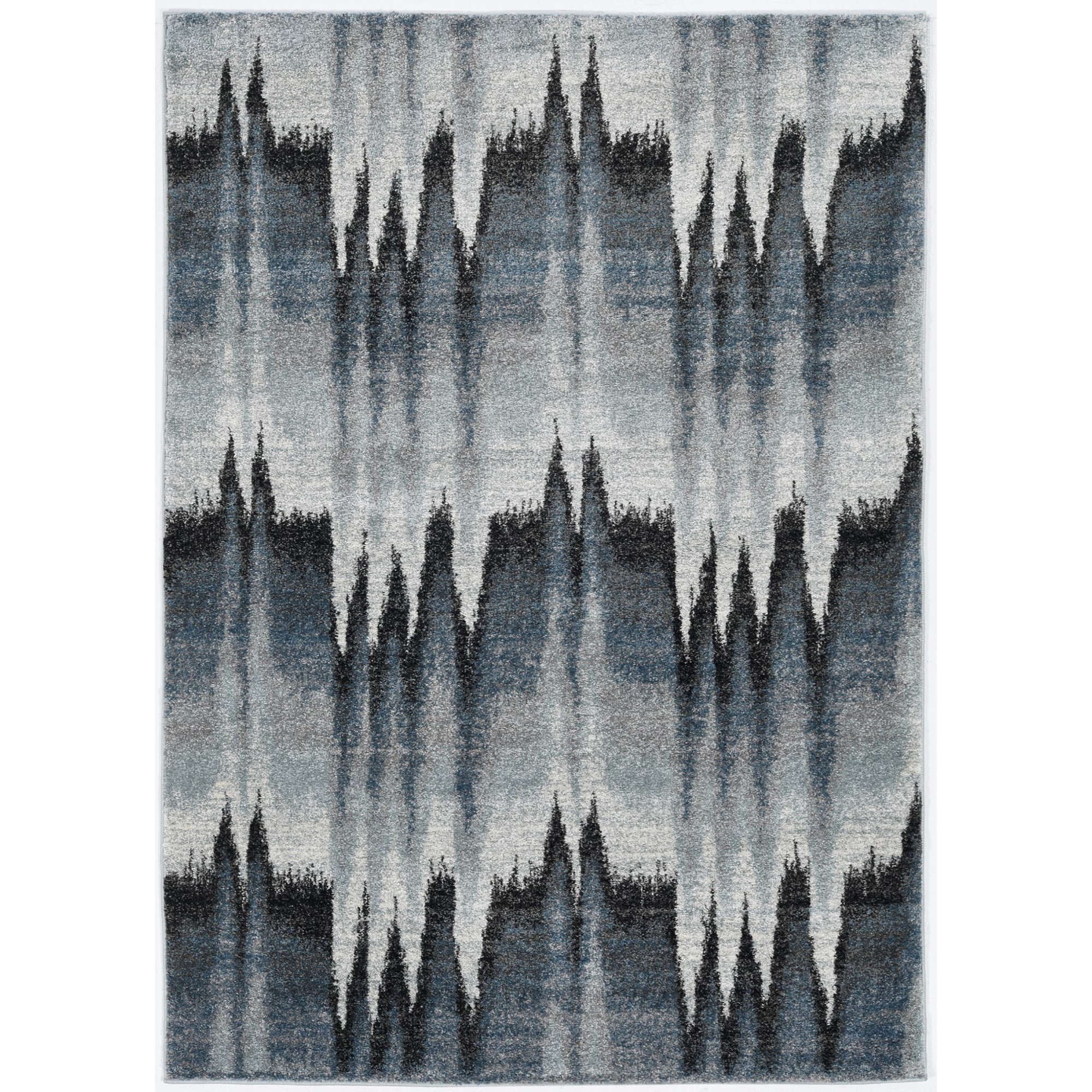 Latitude Run® Ikat Blue Area Rug | Wayfair