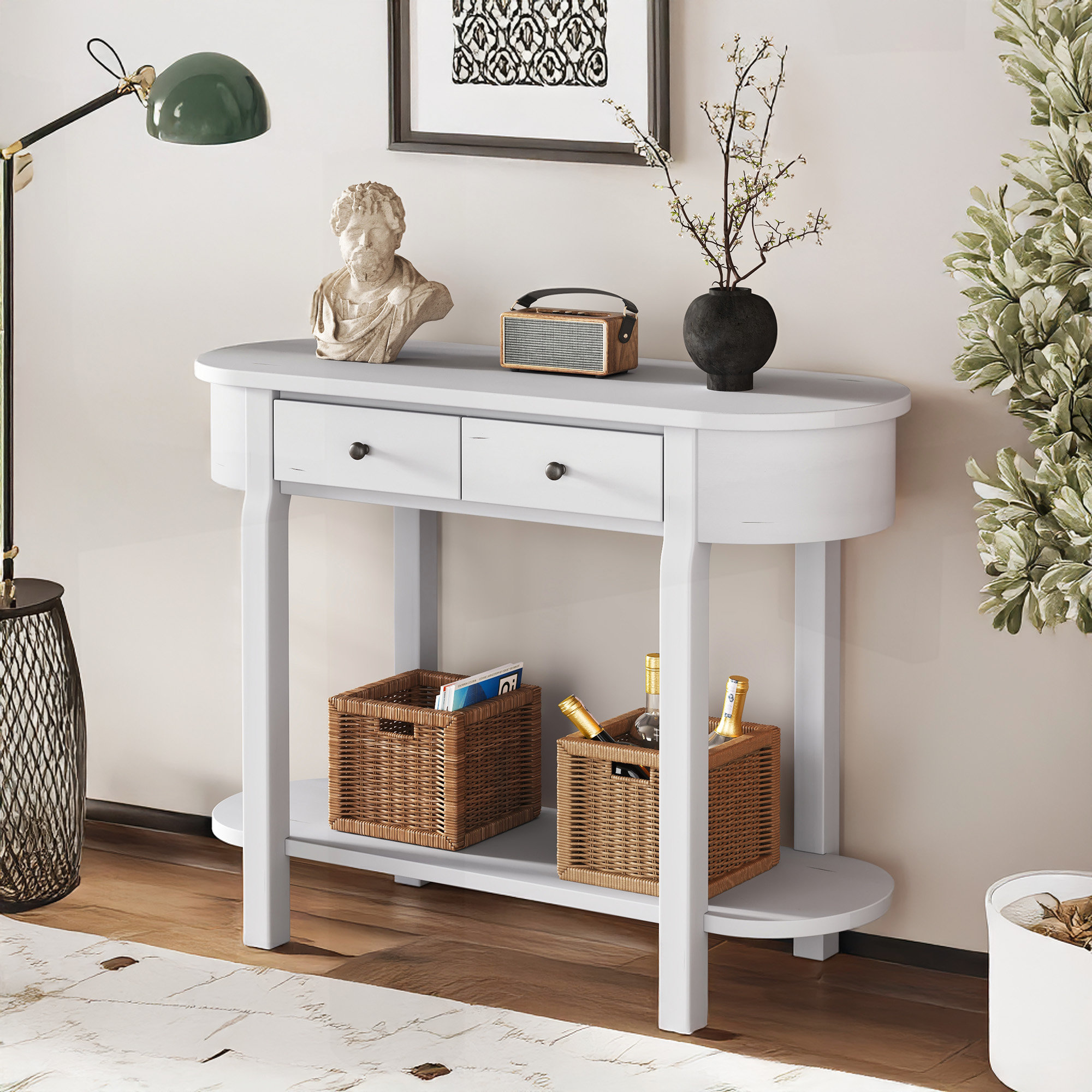 Red Barrel Studio® Elegant Retro Console Table | Wayfair
