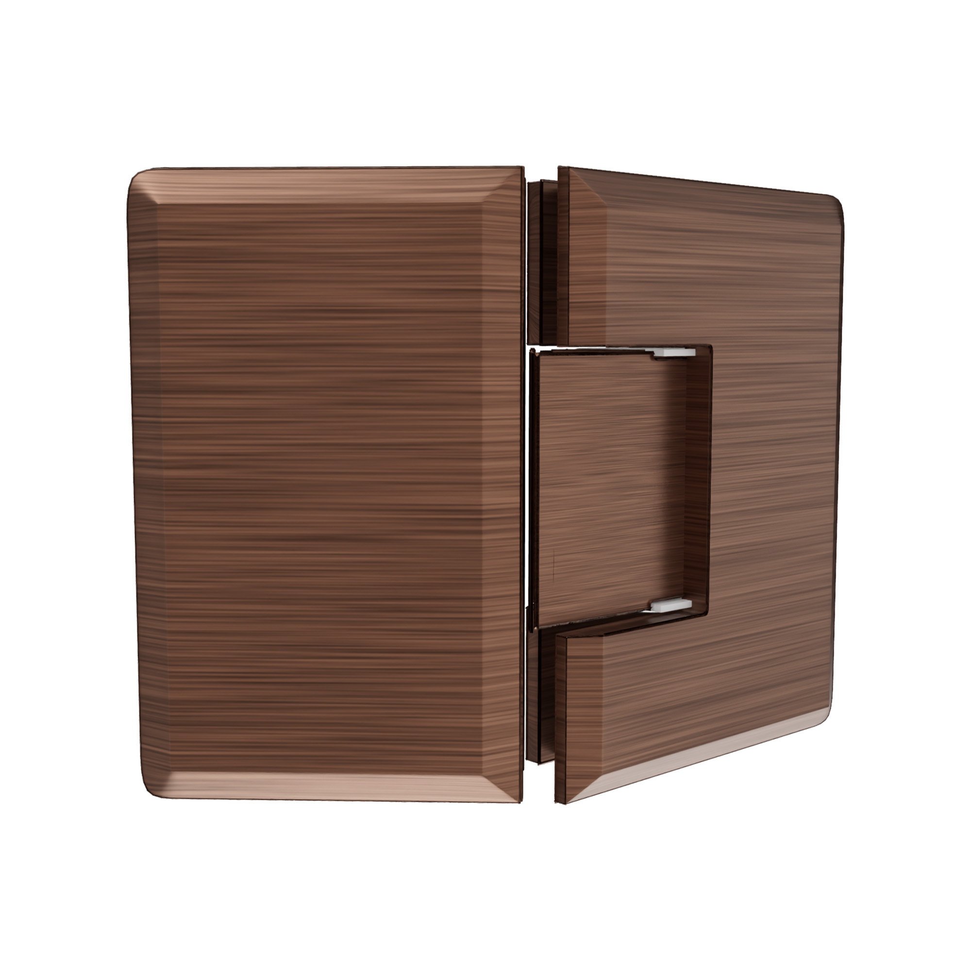 Hokku Designs Adjustable Premier Series Glass To Glass Mount Shower ...