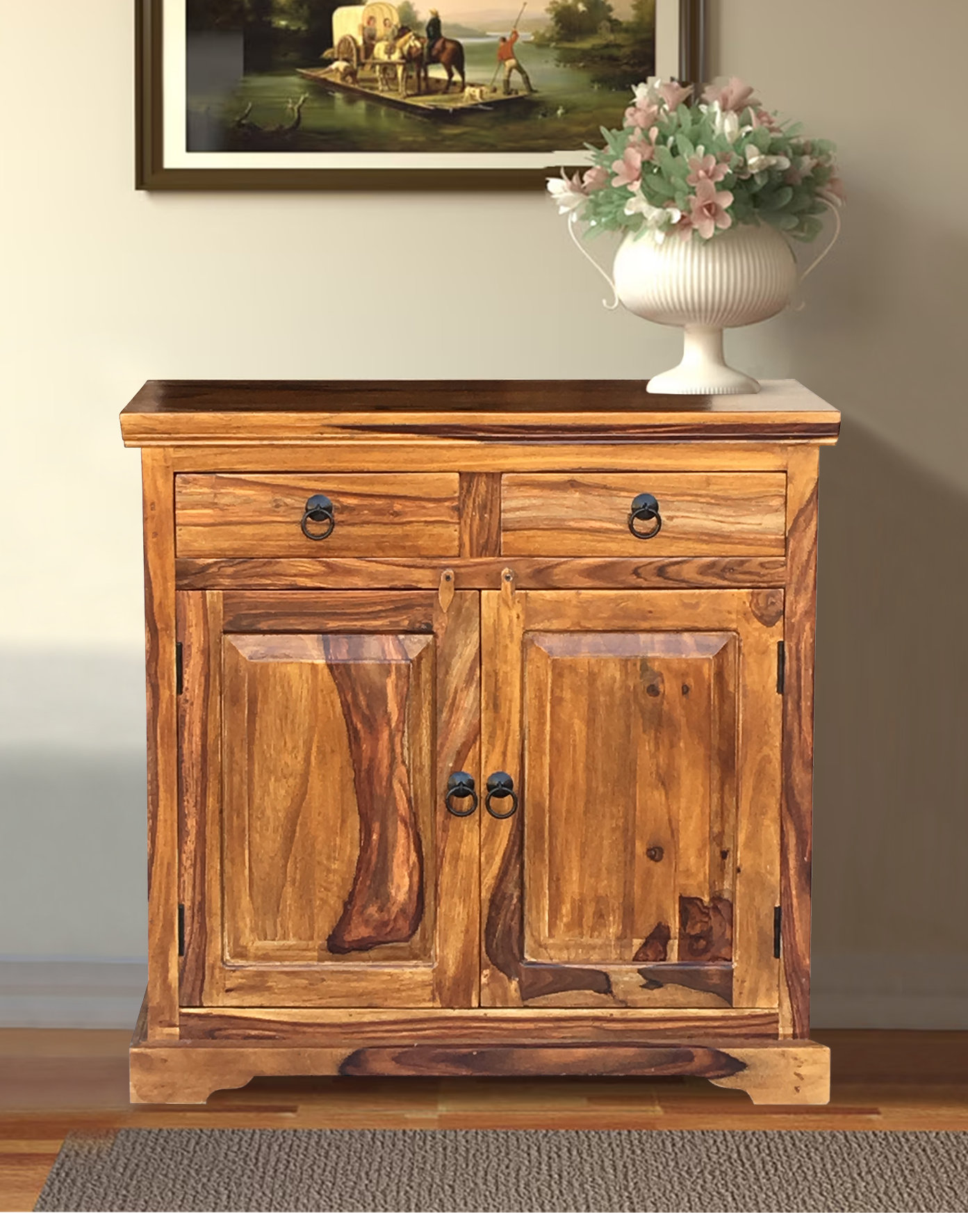 Ethnic Elements 90cm Sideboard - Ganga Sheesham Wood | Wayfair.co.uk