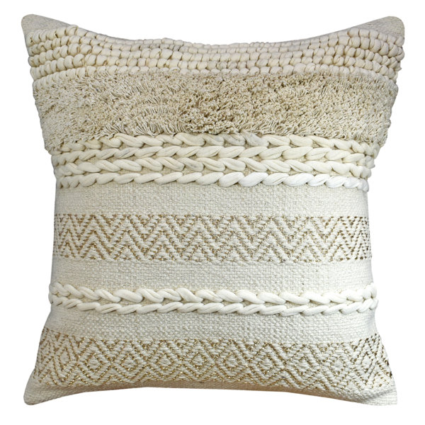 Dakota Fields Lebron Embroidered Feather Throw Pillow | Wayfair