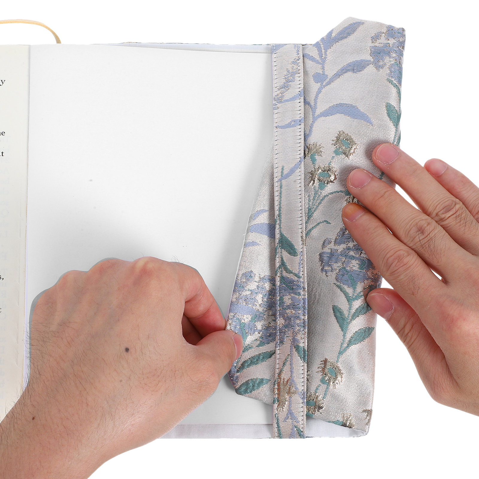 Fleur De Lis Living Hand-Made Book Cover Functional Protective Book ...