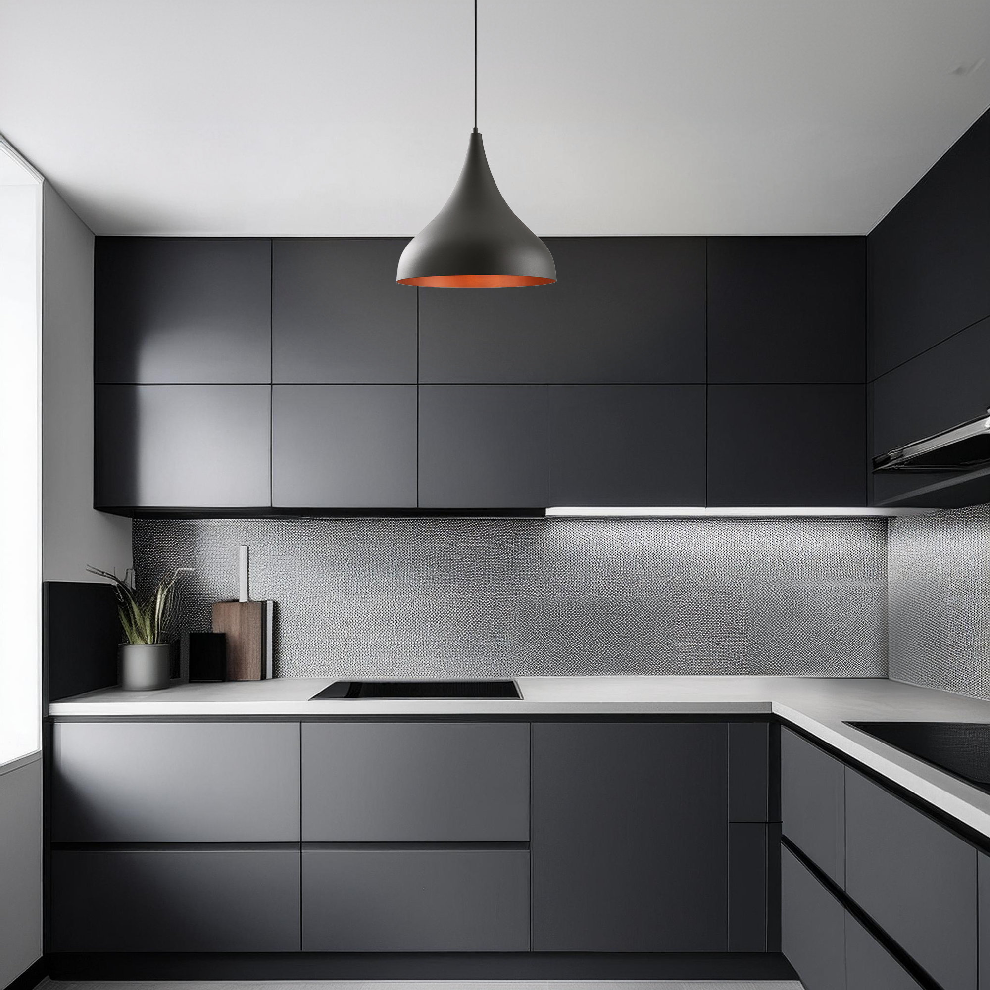 Corrigan Studio® Metal Body Single Dome Pendant | Wayfair