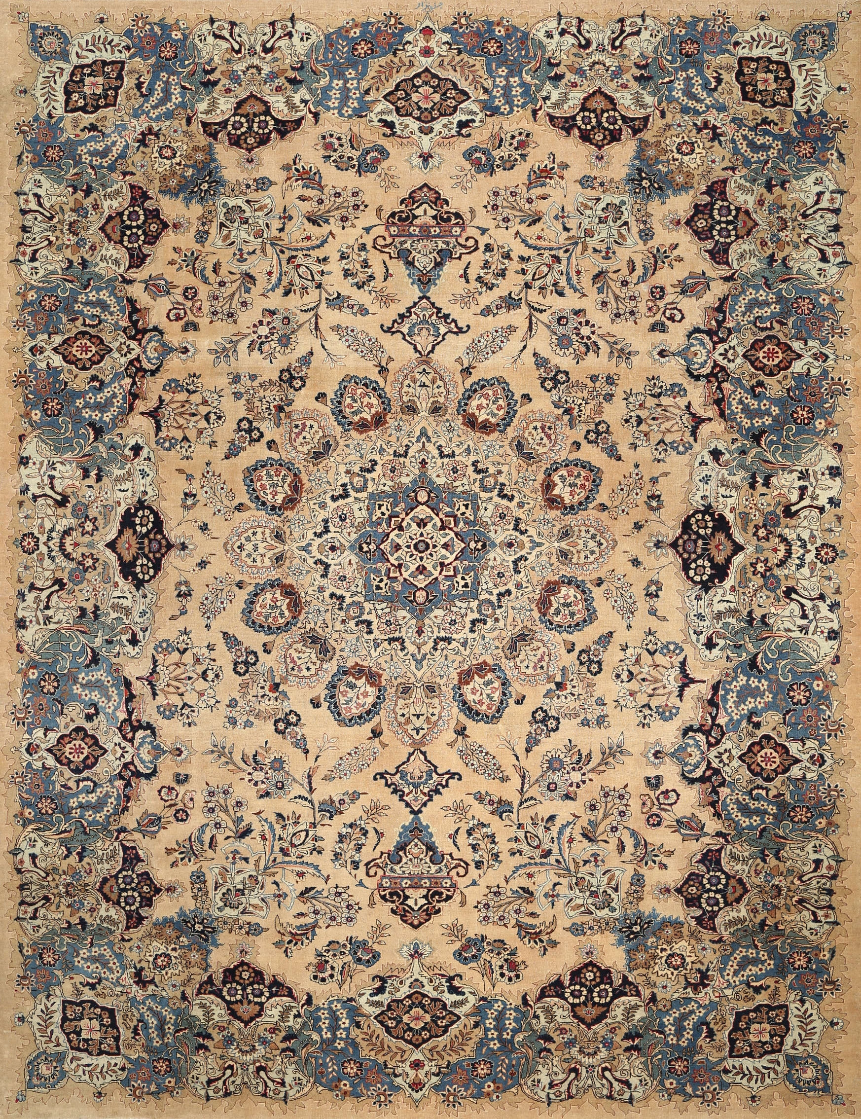 Alcott Hill® Finnmark Traditional Blue/Brown Area Rug | Wayfair